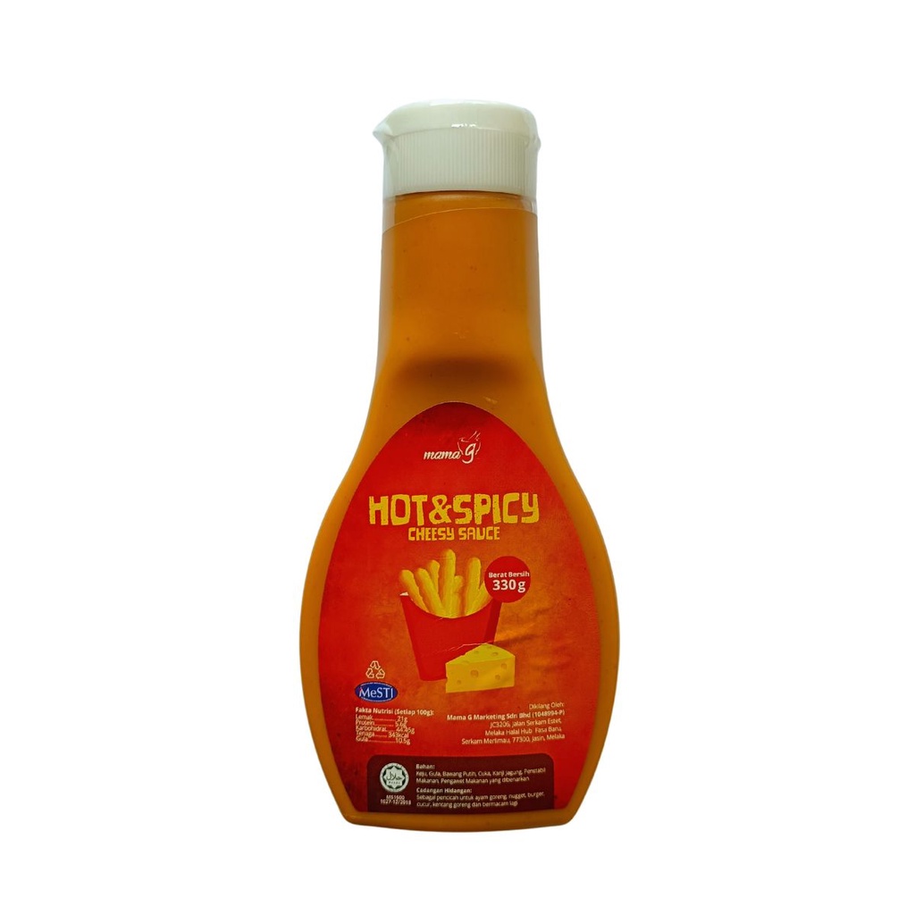 Mama G Food Hot and Spicy Cheesy Cheese Sauce Sos Keju Serbaguna (330g ...