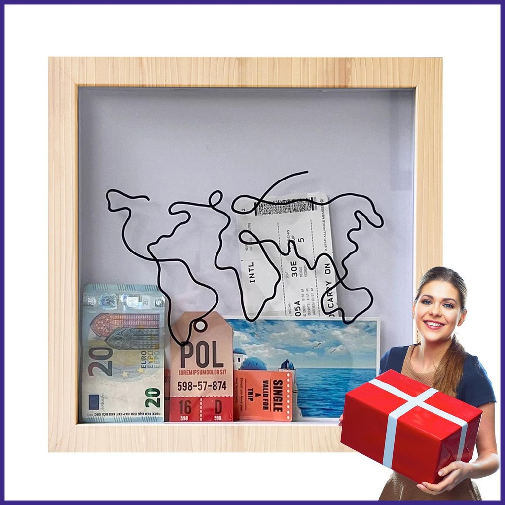Shadow Box Frame Memento Frame with Slot on Top Unique Decorative ...