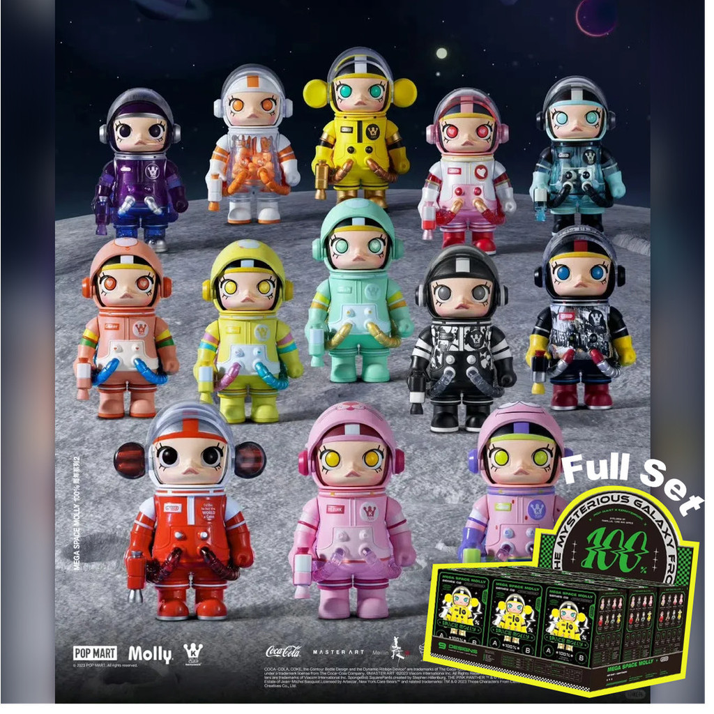 [New Sealing Set]POP MART MEGA SPACE MOLLY 100% Anniversary Series 2 ...