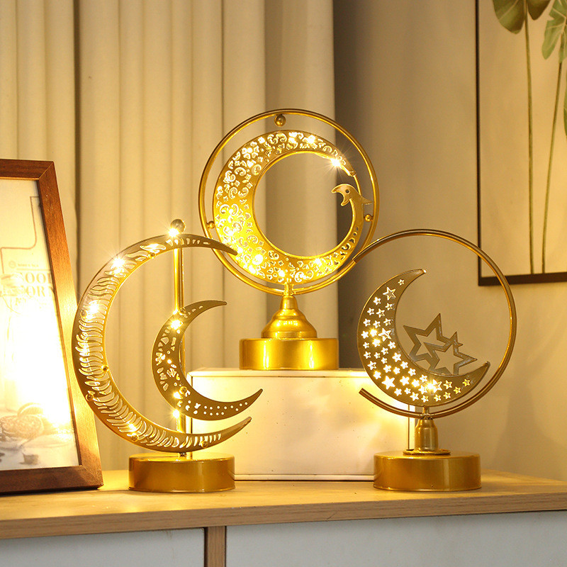2025 Ramadan Decorations for Home Moon Lamp Eid Mubarak Decorations ...