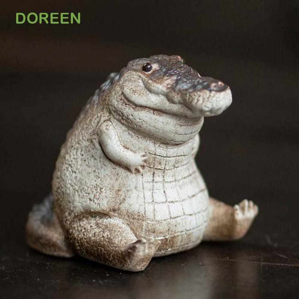 DOREEN Zisha Small Crocodile, Small Cute Crocodile Tea Pet, Fine ...