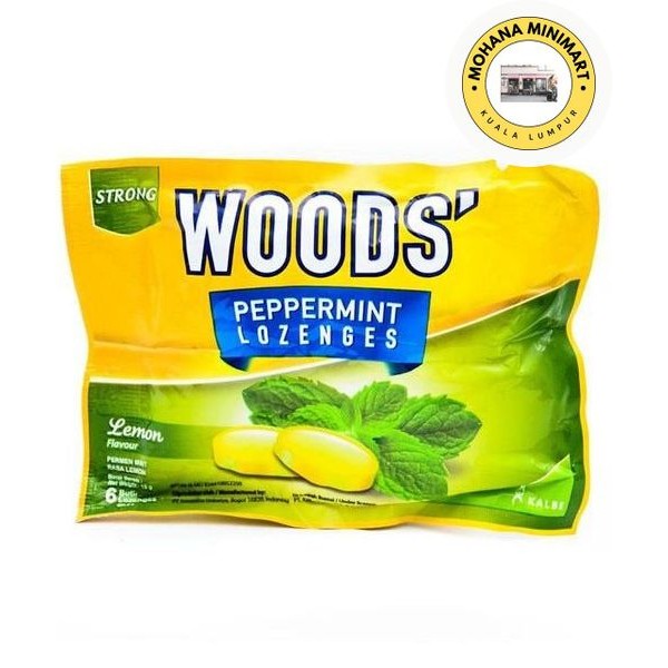 Woods' Peppermint Lozenges Honey Lemon Flavor Candy 15g | Shopee Malaysia