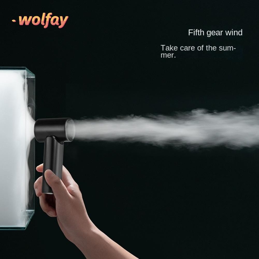 WOLFAY Battery Operated Fan, 3000mAh Long-Endurance Portable Handheld ...