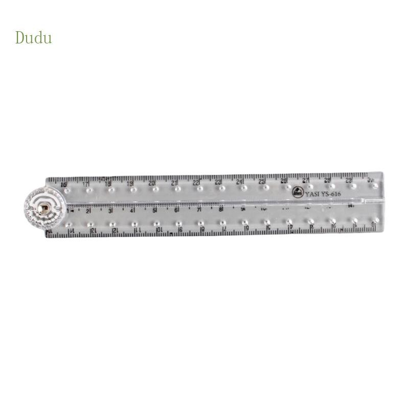 Dudu Clear Acrylics Rulers Centimeters Scale Drawing Ruler Math Ruler ...