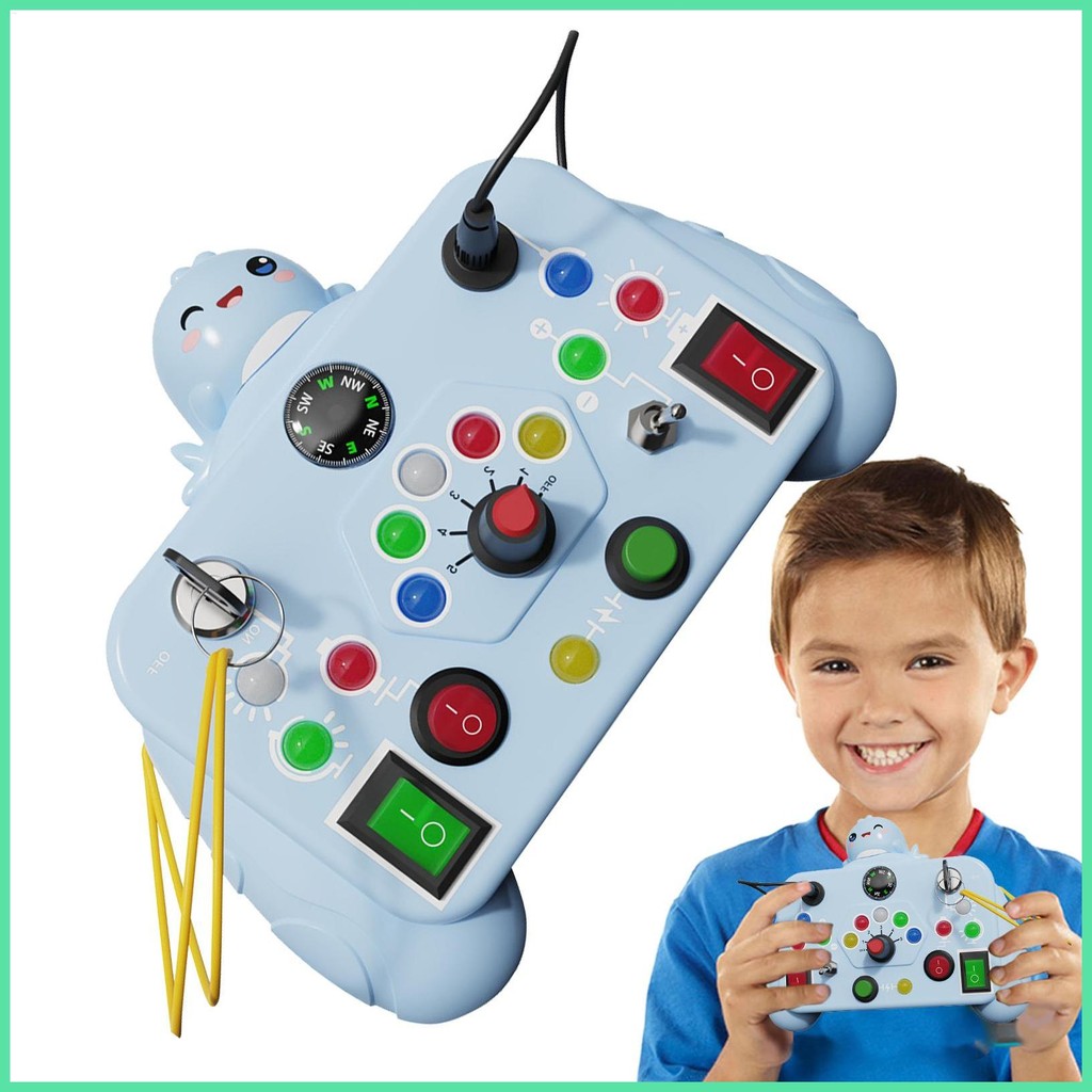 LED Busy Toy Sensory Busy Toy Toddler LED Activity Board Exercise ...