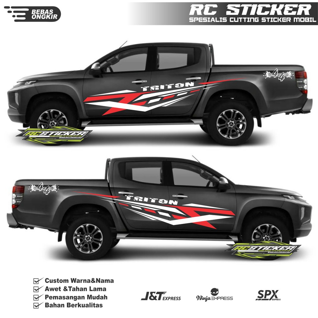Triton car sticker, the latest triton car sticker can be used for the ...