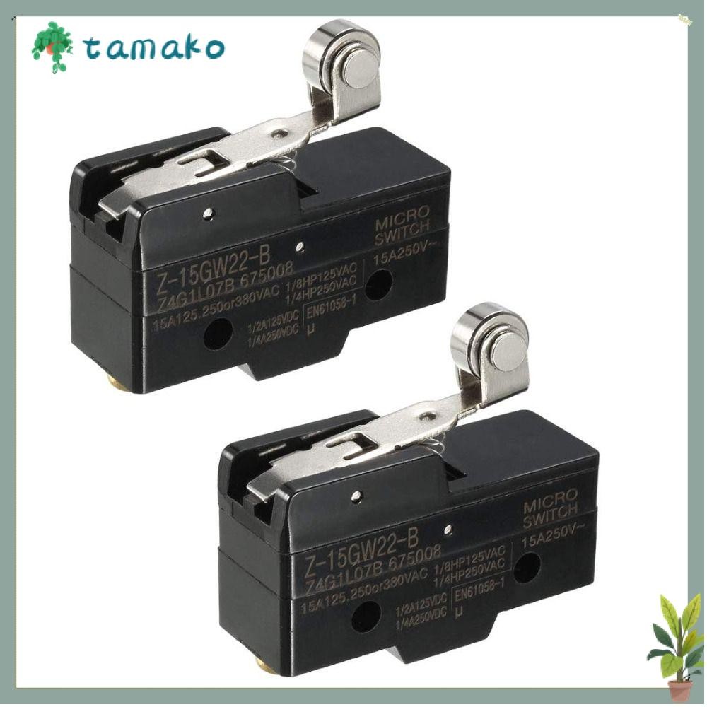 TAMAKO 2pcs Micro Action Switches, 10A 250VAC Z-15GW22-B Action Switch ...