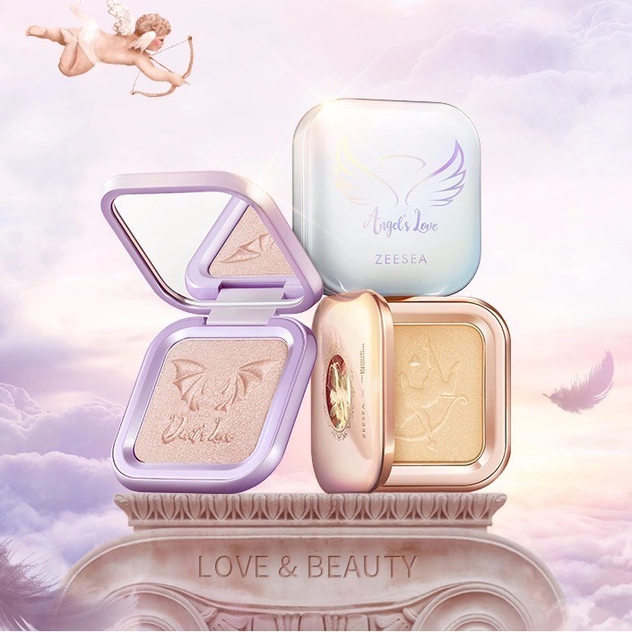 ZEESEA SHIMMER HIGHLIGHTING POWDER / 滋色立体高光粉 天使丘比特高光盘 | Shopee Malaysia