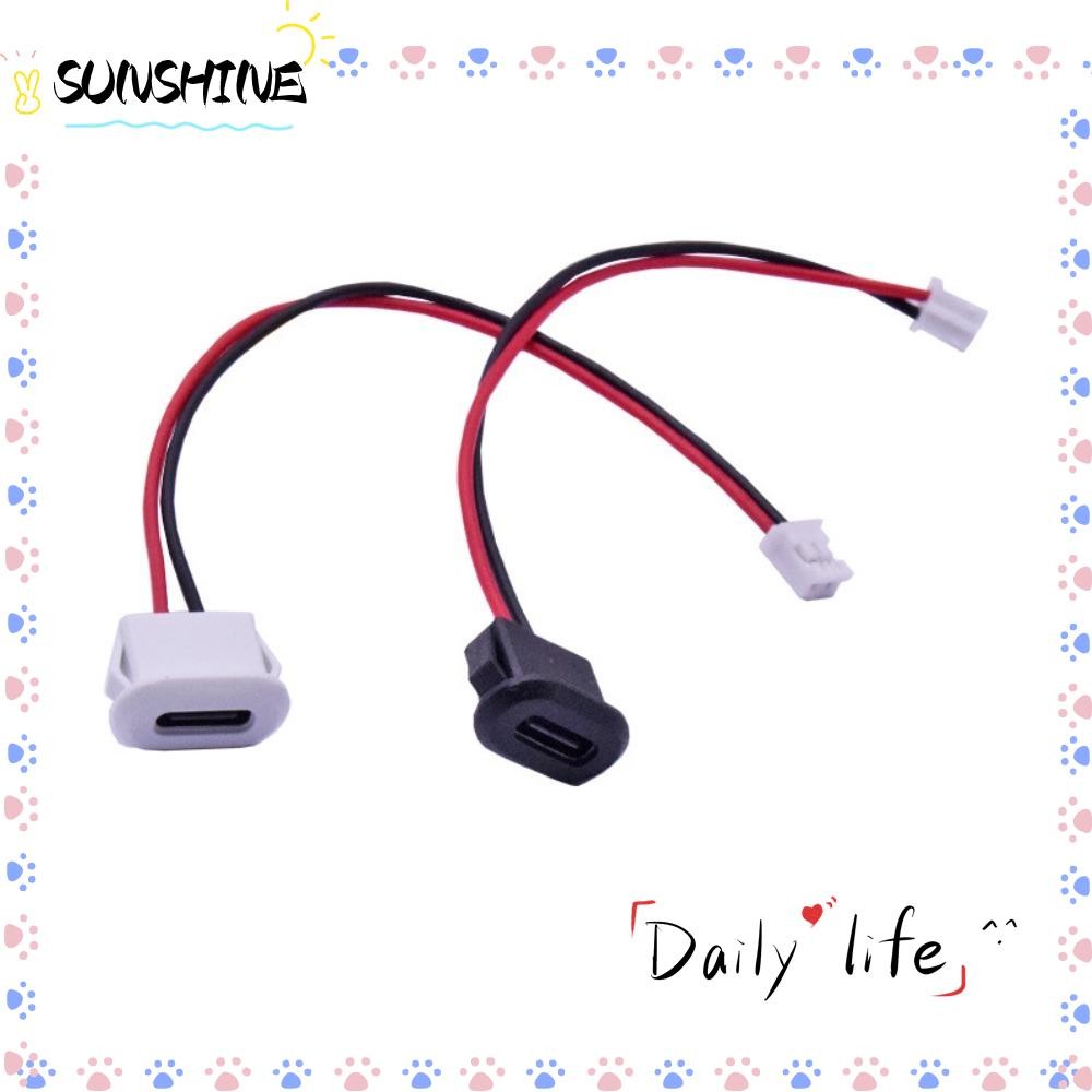 1SUNSHINE USB Charger Socket, USB 2.0 Direct Compression 2Pin Female ...