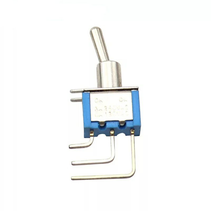 AC 250v 3A 120v 6A SPDT on-on 2 Way Right Angle 3 Pins PCB Toggle ...