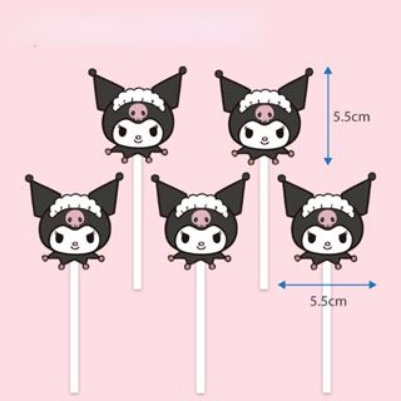 Ready Stock Kuromi Theme Cake Topper Cartoon Kuromi Sanrio Theme ...