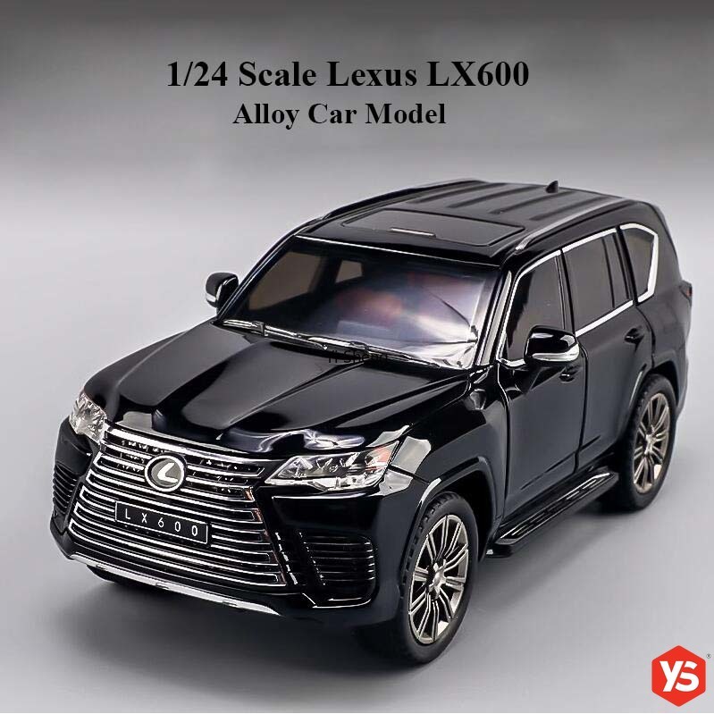 1:24 Scale Diecast Lexus LX600 Alloy Car Model,Lights Up,Sounds,Open ...