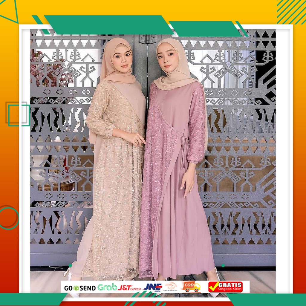 Dress NEW MODEL PARTY DRESS / AYU BROKEN DRESS / BCB Muslim DRESS ...