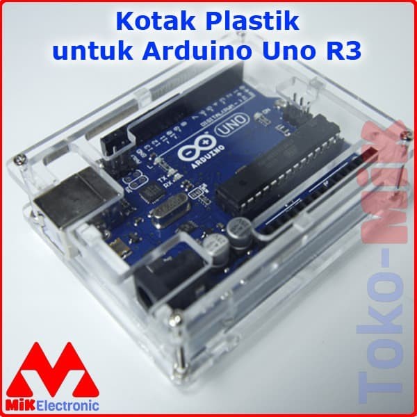 Plastic SHELL TRANSPARENT BOX PLASTIC BOX ARDUINO UNO R3 GT27 | Shopee ...