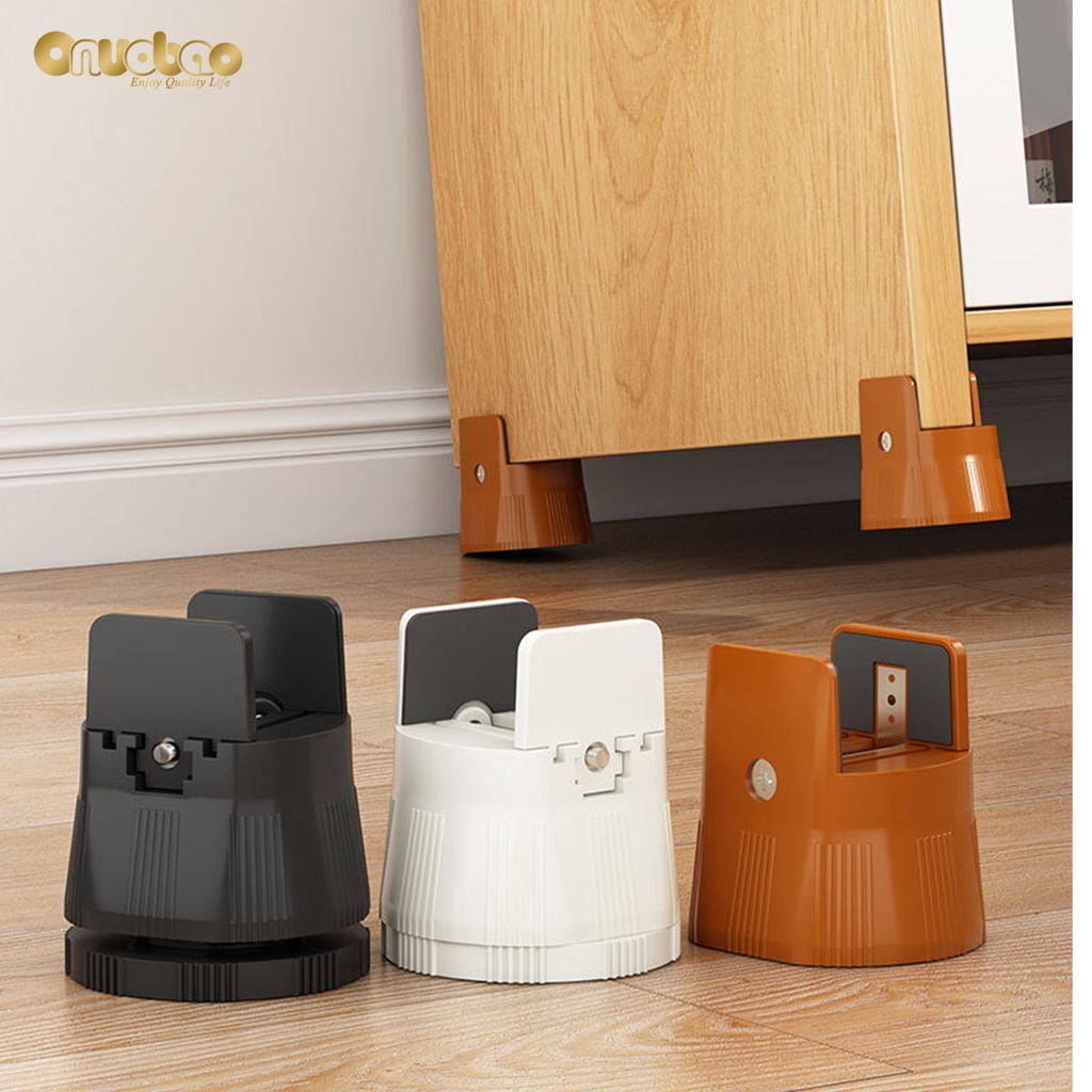 Adjustable Furniture Heightening Foot Pads High Base Support Leg Pads ...