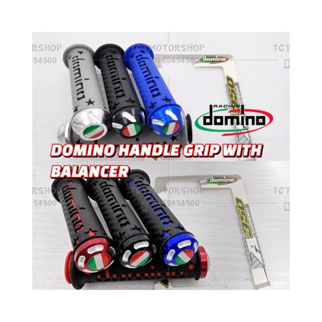 DOMINO HANDLE GRIP WITH BALANCER ALLOY UNIVERSAL MOTOR | Shopee Malaysia