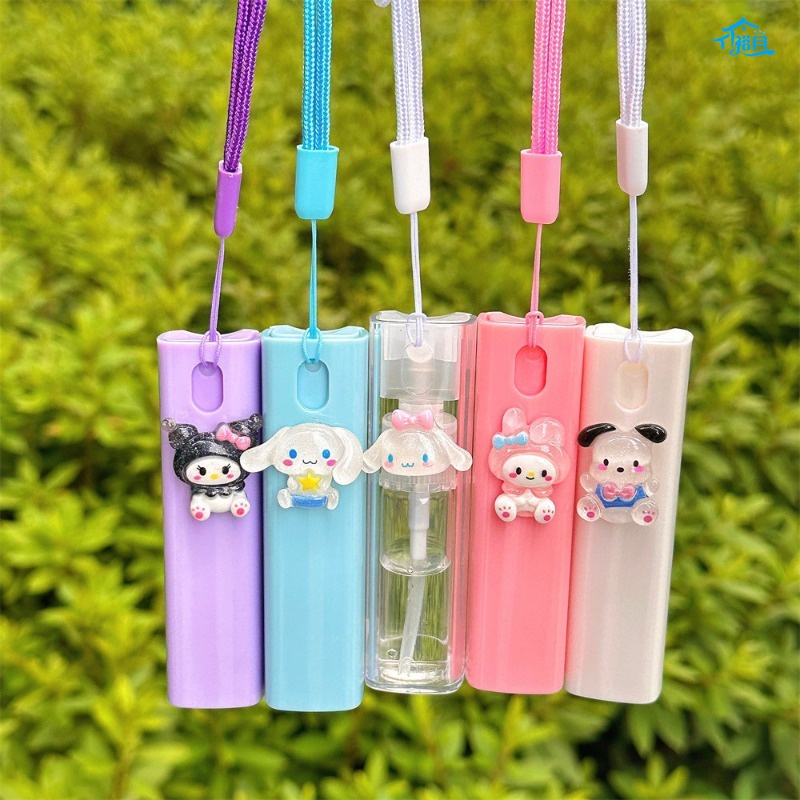 sanrio Cute spray bottle Kuromi cinnamon roll Merlotti mini portable ...