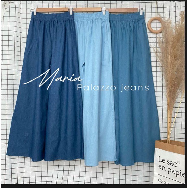 MARIA PALAZZO JEANS (READY STOCK) | Shopee Malaysia