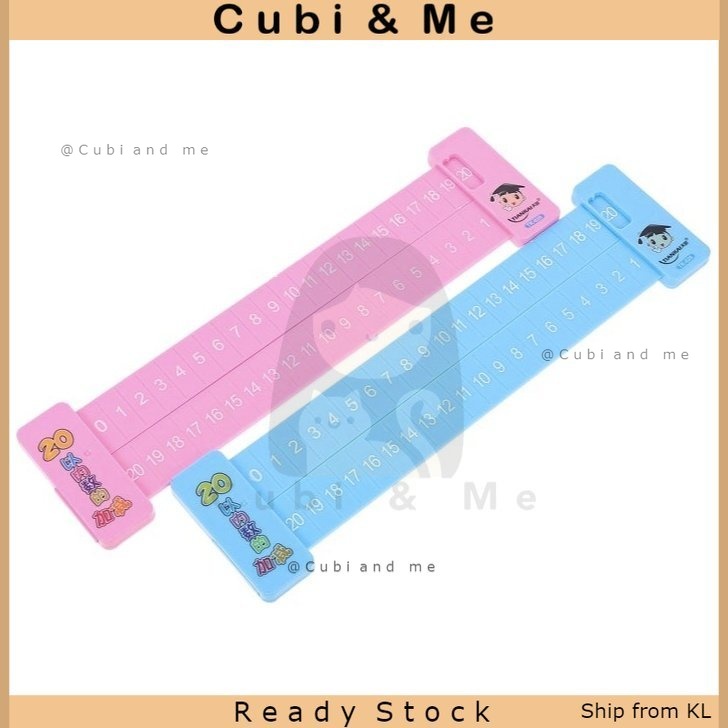 C&M Math Ruler Toys Counting Number Educational Matching Montessori ...