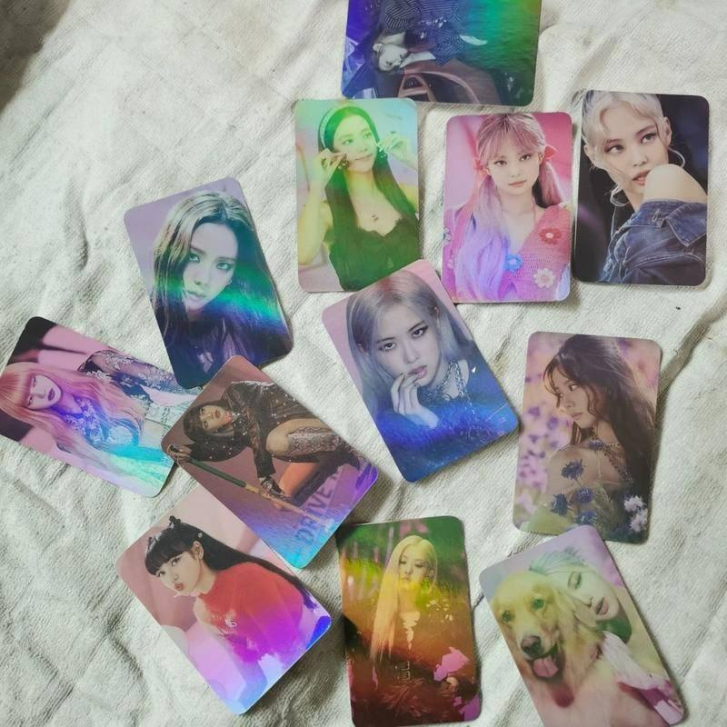 Kartu Kecil BLACKPINK Pai Li De Random Card Flash Card Peripheral Same Hammer Light Christmas ...