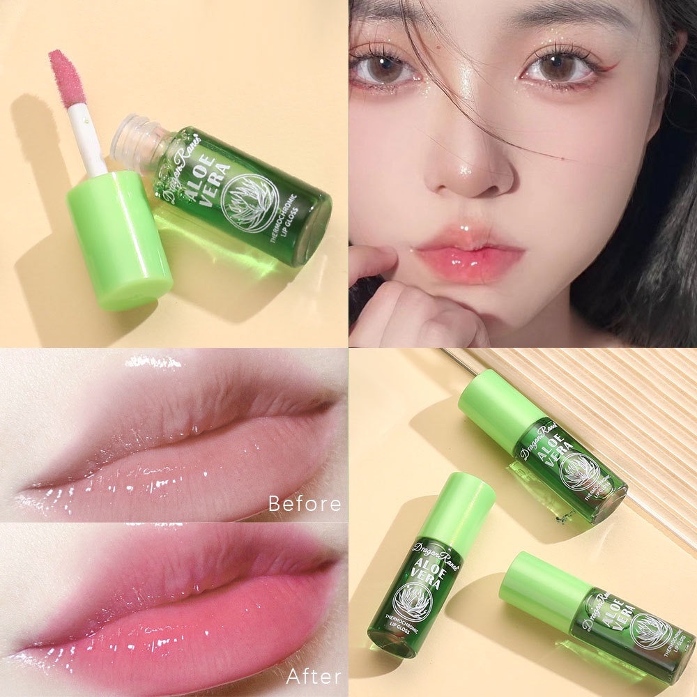 Dragon Ranee Natural Aloe Lipstick Lip Tint Long Lasting Waterproof ...