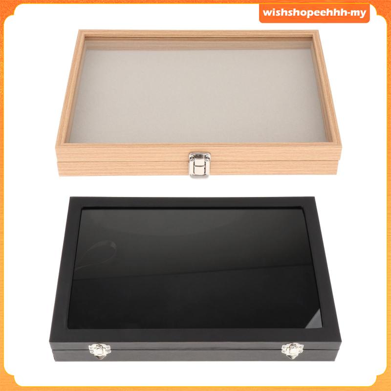 [WishshopeehhhMY] Pin Display Case, Storage Showcase Display Box ...