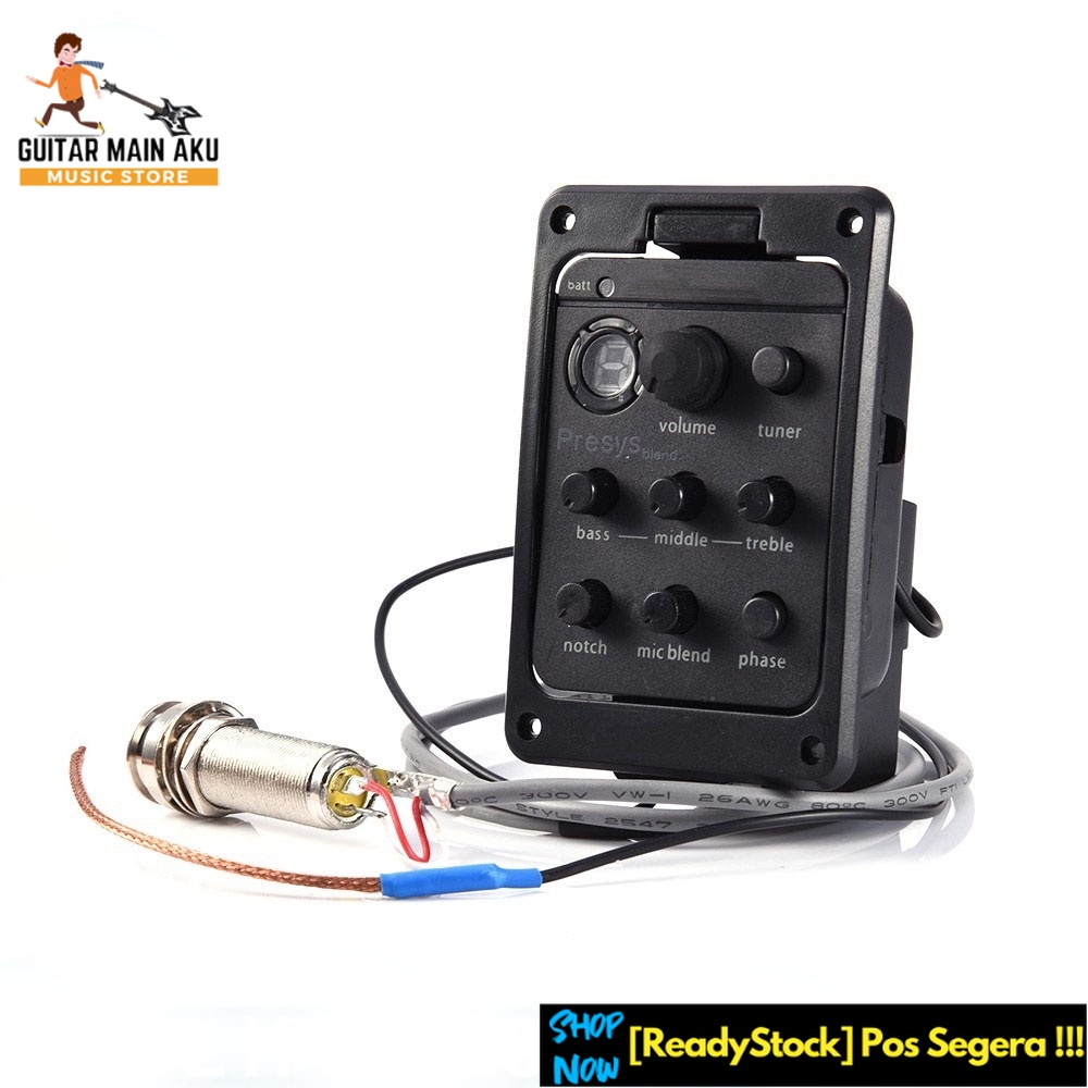 🎼Pos Segera🎸 Guitar pickup Presys Blend 301 Folk Acoustic Guitar ...