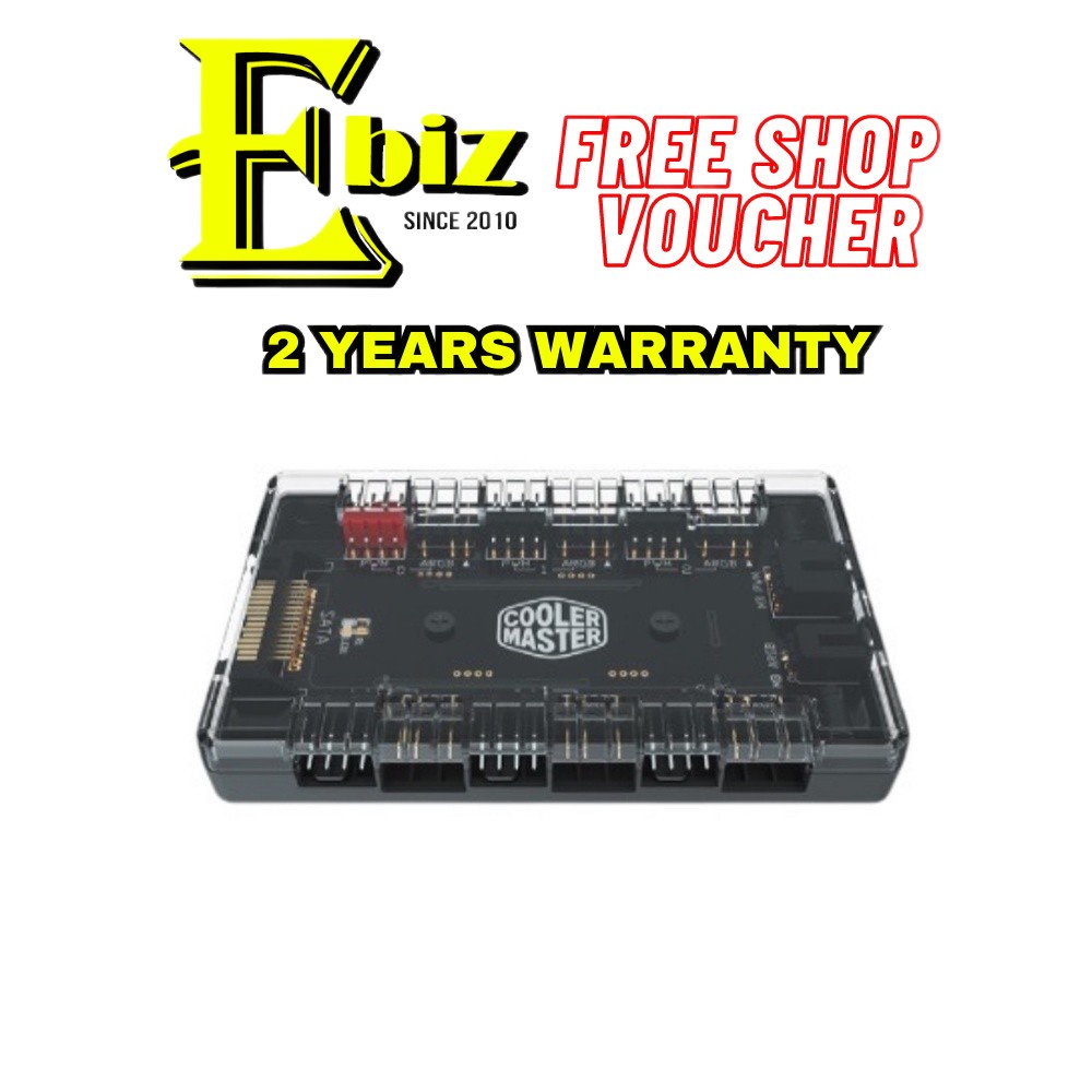 COOLER MASTER Masterfan ARGB And Pwm Hub | Shopee Malaysia