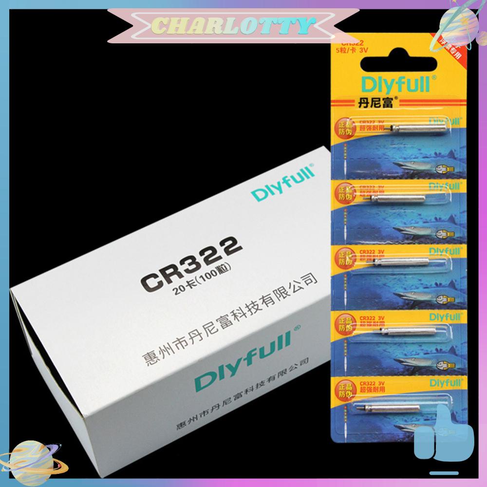 CHA 10pcs Electronic Fishing Float CR322 CR425 Battery Night Fishing ...