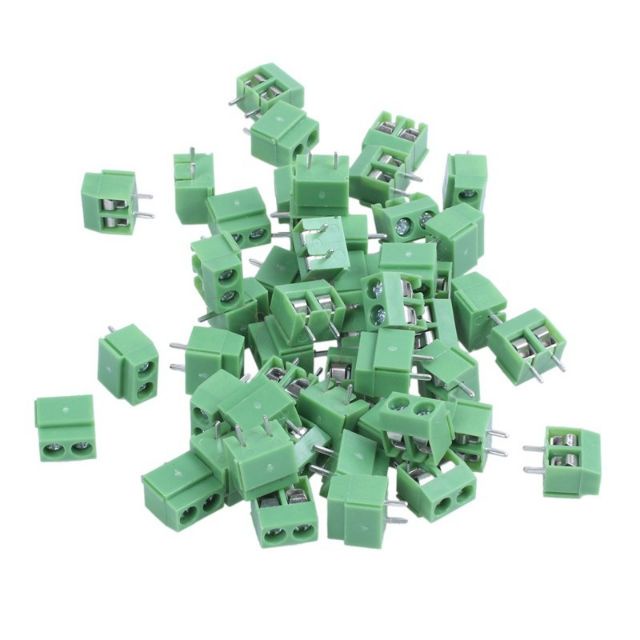2 Pin 5.08mm Pitch PCB Mount Screw Terminal Block Connectors | Shopee ...