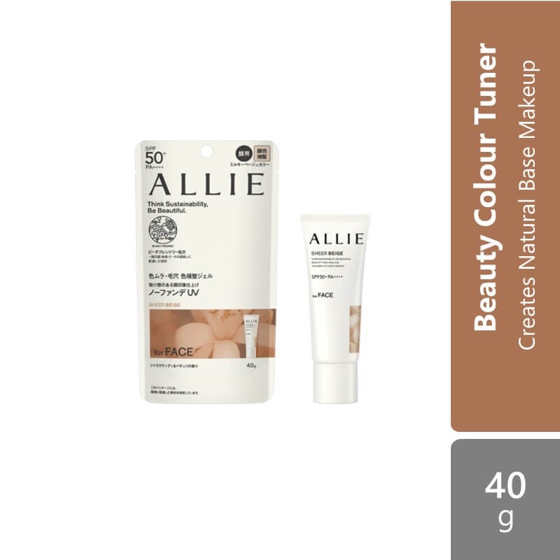 Allie Chrono Beauty Color Tuning Uv 03 Sheer Beige 40g | Shopee Malaysia