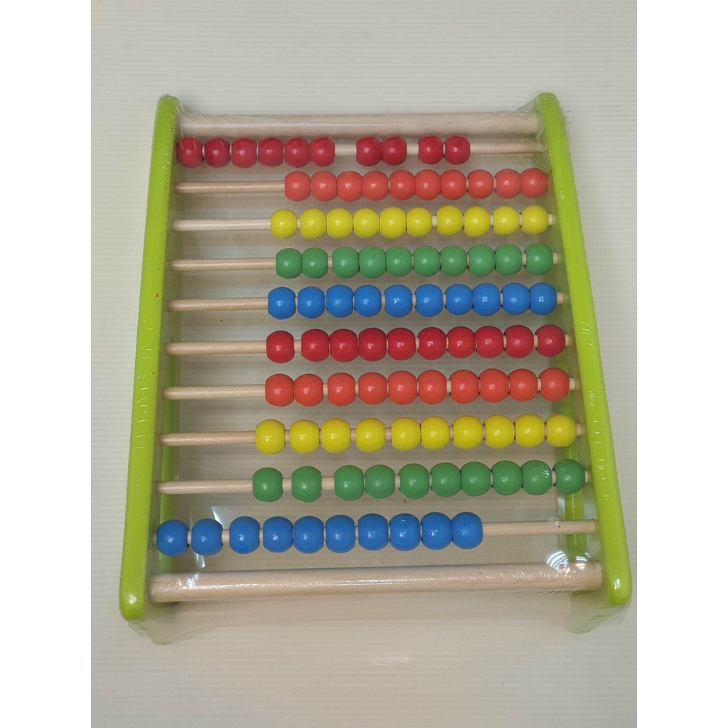 Sempoa Classic Large Wooden Kids/Children Bead Abacus Educational Math ...