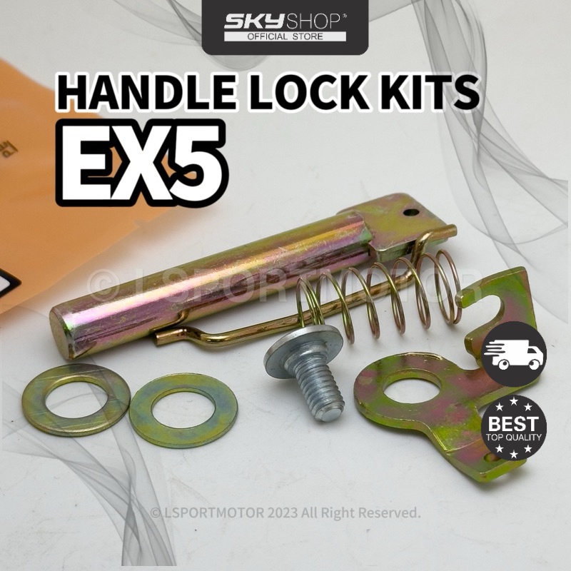 HONDA EX5 / DREAM HANDLE LOCK KITS (STD) STEERING LOCK SET HANDLE LOCK ...