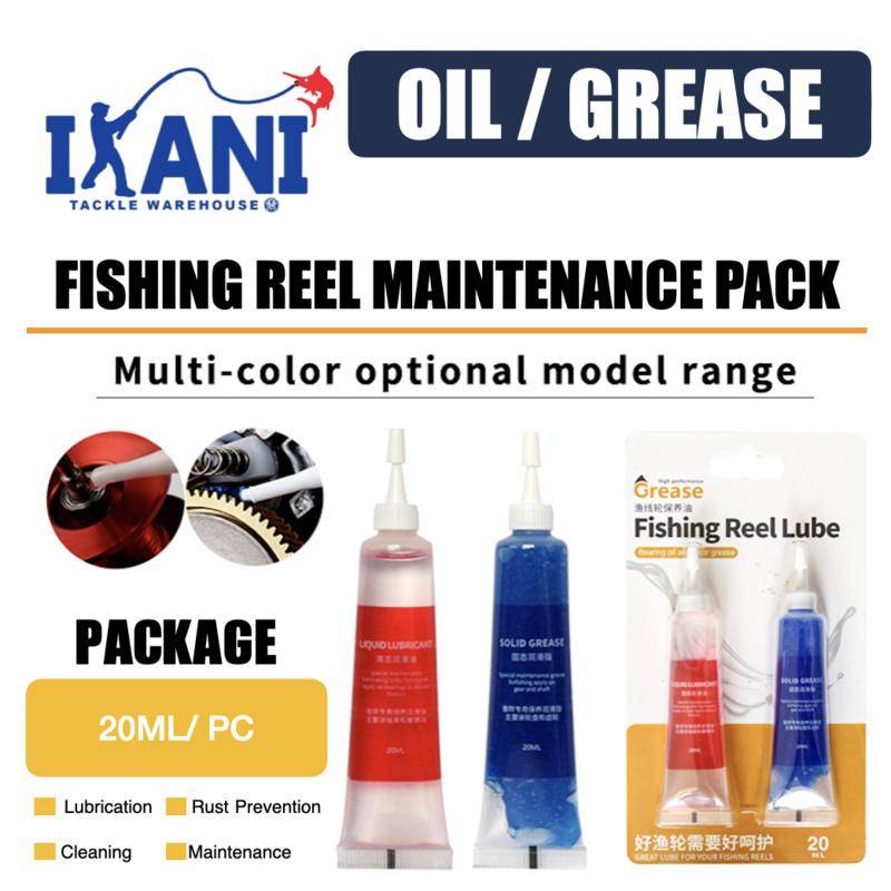 Lubricant oil and Grease fishing reel Bearing BC Maintenance Minyak ...