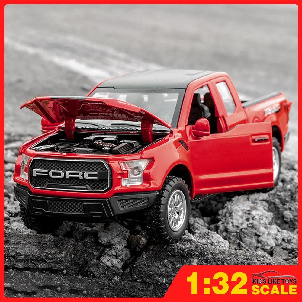 KLT 1:32 FORD F-150 RAPTOR Metal Alloy Toys Car Model Diecast Vehicle ...