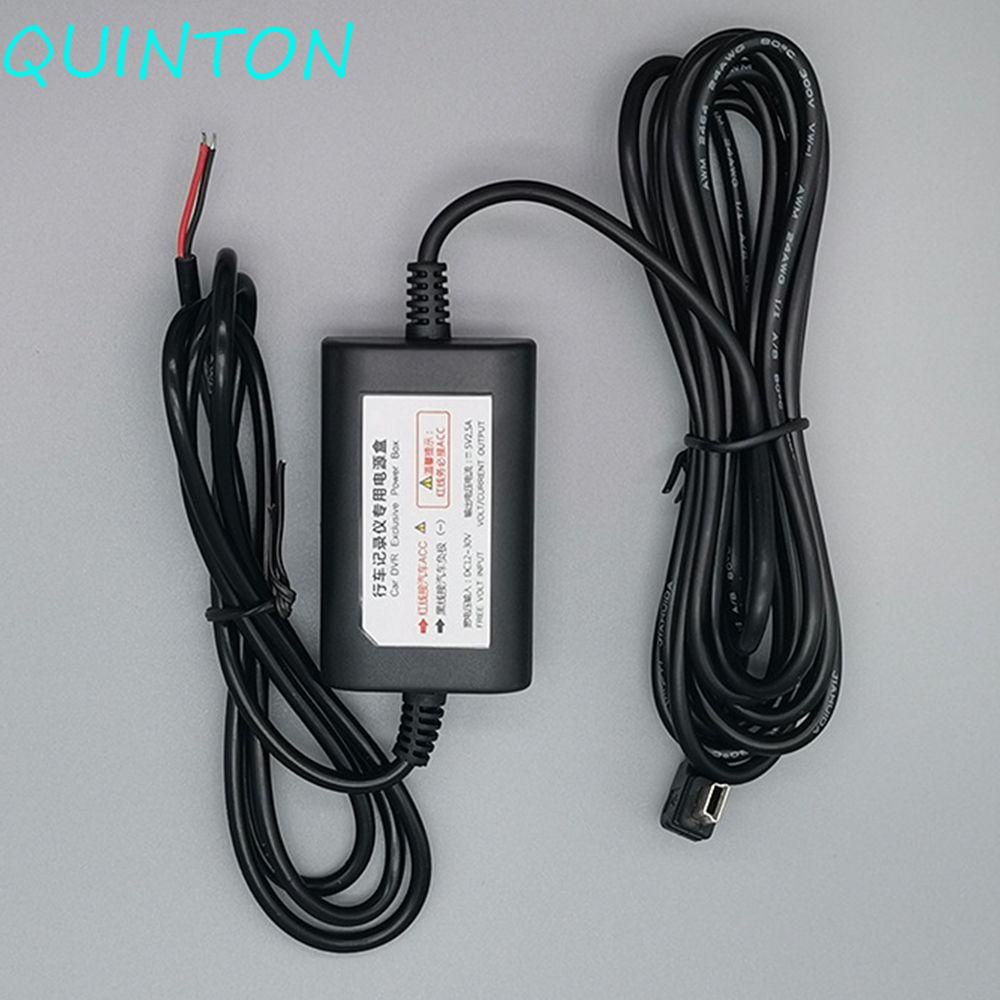 QUINTON Car Dash Cam Wire 3.2m Power Cord USB Charger Line Mirror DVR ...