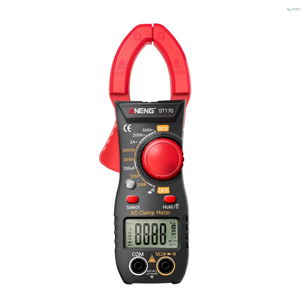 [Musl] ANENG ST170 Smart Clamp Meter 1999 Counts Auto-ranging Digital ...
