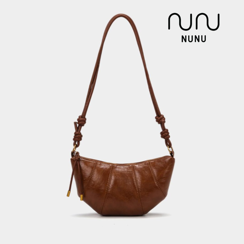 NUNU Croissant Bag - Women Fashion Crossbody & Shoulder Bag PU Leather ...