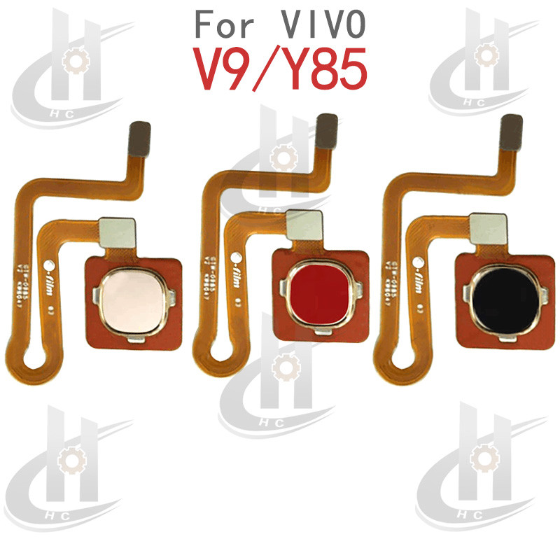 Fingerprint Touch Sensor Finger Power Switch ON OFF Side Button Key Flex Cable For VIVO V9 / Y85 ...