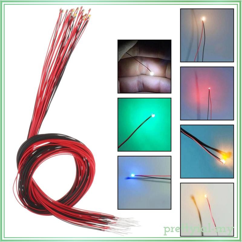 [PrettyiadaMY] 20pcs SMD LED Lights Emitting Diodes, Pre DC 3V LED ...