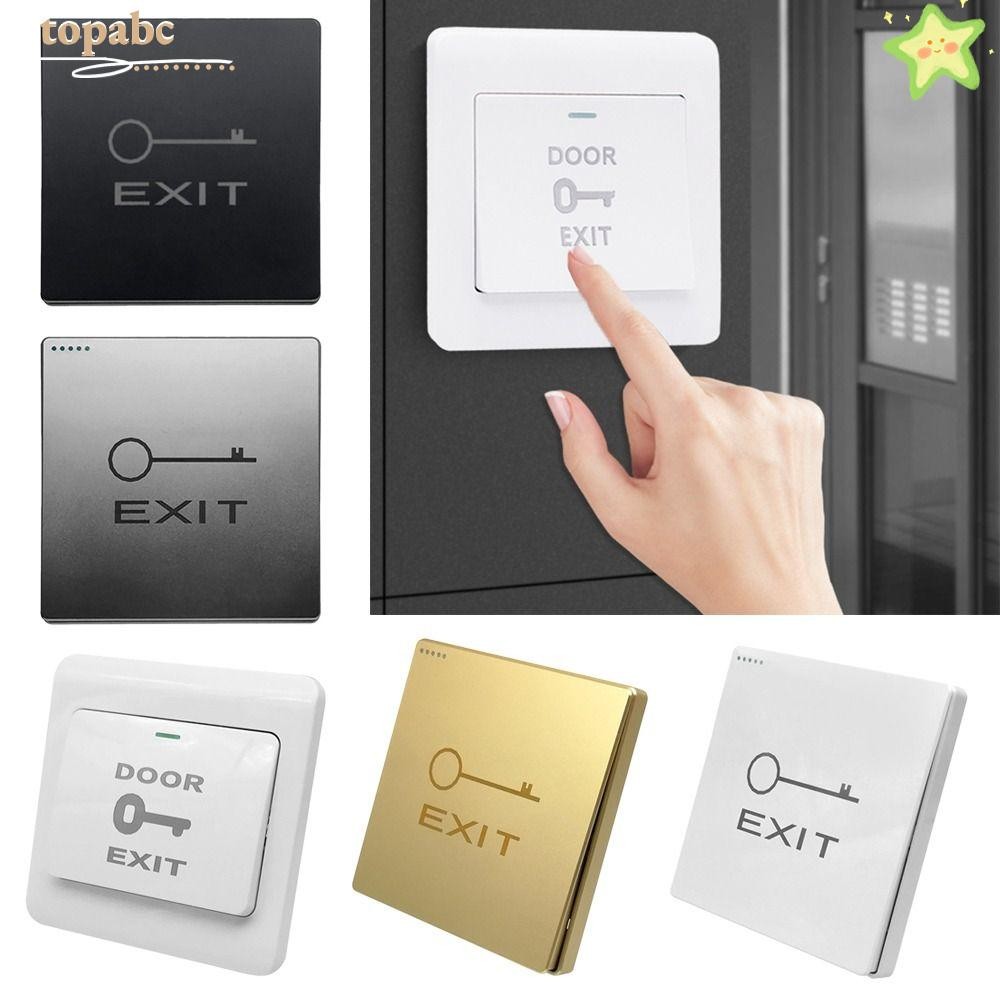 TOPABC Door Exit Button Switch Plastic Control Door button Panel Door ...