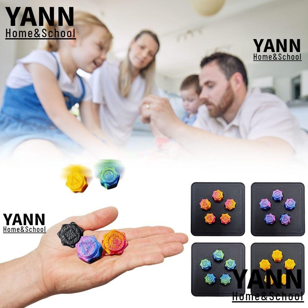 YANN 5Pcs/Set Gonggi Jack Stone Pebbles Set, Interesting Stone Catching ...