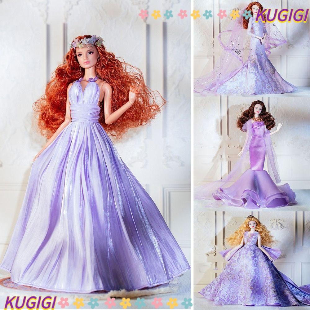 KUGIGI Supermodel Doll Dresses, Collector Gift Purple Lace Wedding ...