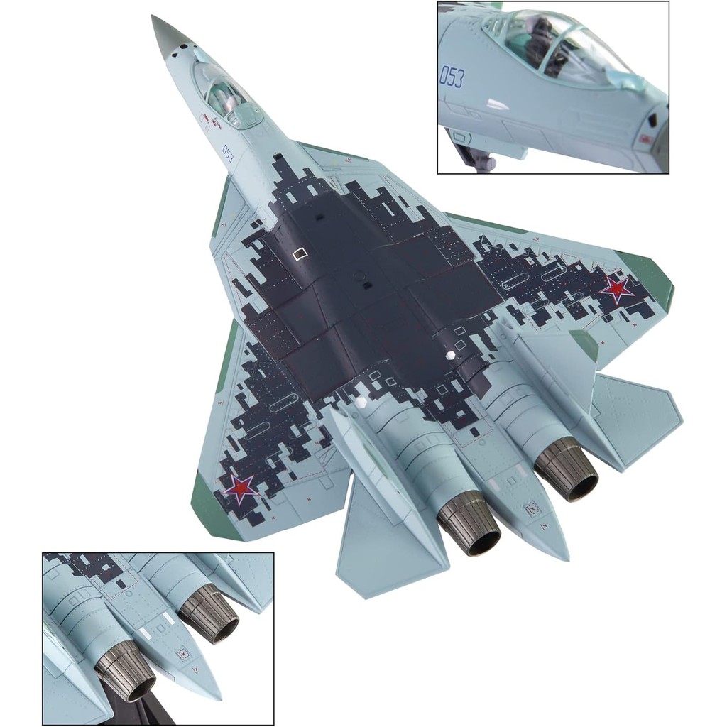 20-24cm length Diecast Sukhoi SU - 57 SU57 Diecast Alloy Jet Fighter ...