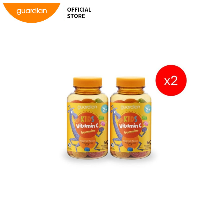 [Bundle of 2] Guardian Kids Gummies Vitamin C 60Sx2 (2x121120503 ...