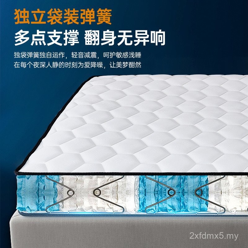 Tilam Spring Tulen Simmons Tilam Senyap Poket Spring Rumah Kusyen ...