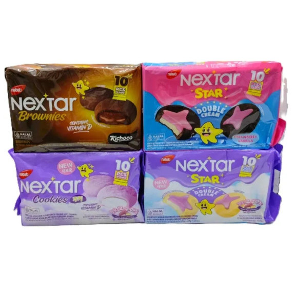 Nabati Nextar Star 310g (Richoco / Strawberry Vanilla / Double Cream ...