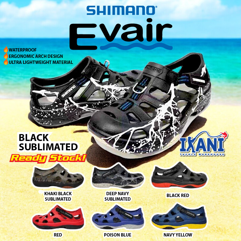 SHIMANO EVAIR MARINE FISHING SHOES KASUT MANCING OUTDOOR SANDALS HIKING ...