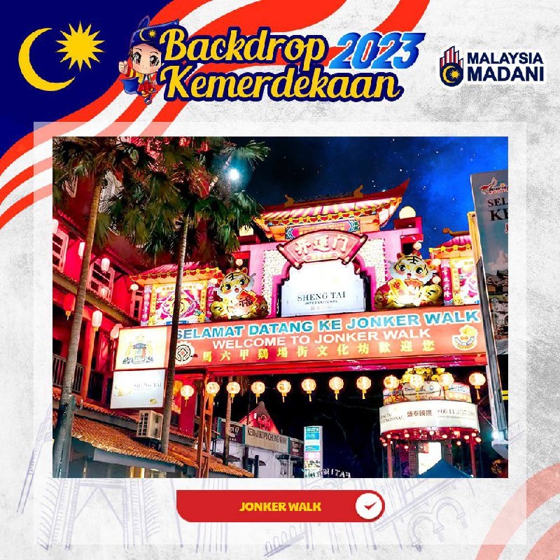 NEW DESIGN : Backdrop Merdeka / Banner/Backdrop Ucapan Kemerdekaan ...