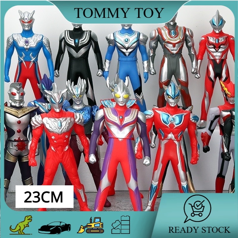 🇲🇾M’SIA STOCK🇲🇾Ultraman Toy 23 cm rubber toys fuma Taiga uub orb zeta ...